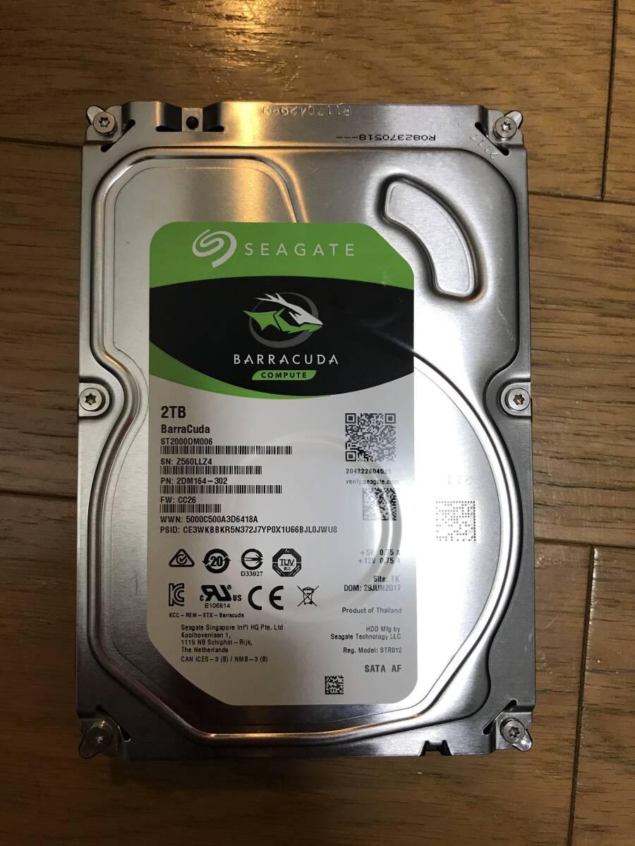 Yahoo!オークション - Seagate Barracuda ST2000DM006 2TB 3.5inch HDD...