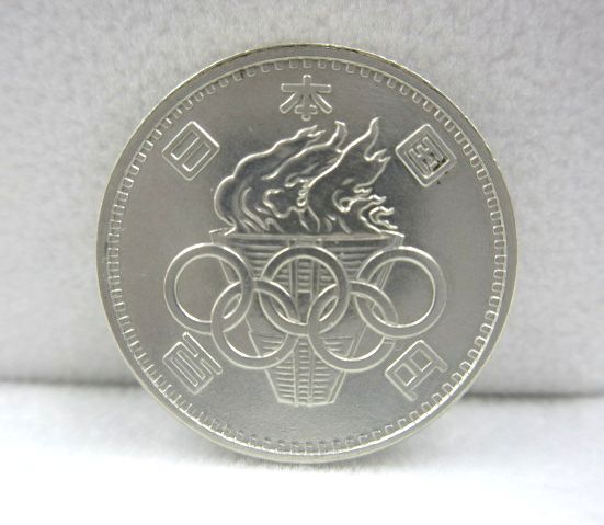 Yahoo!オークション - 【美品・銀貨】 記念硬貨 オリンピック 100円 ...