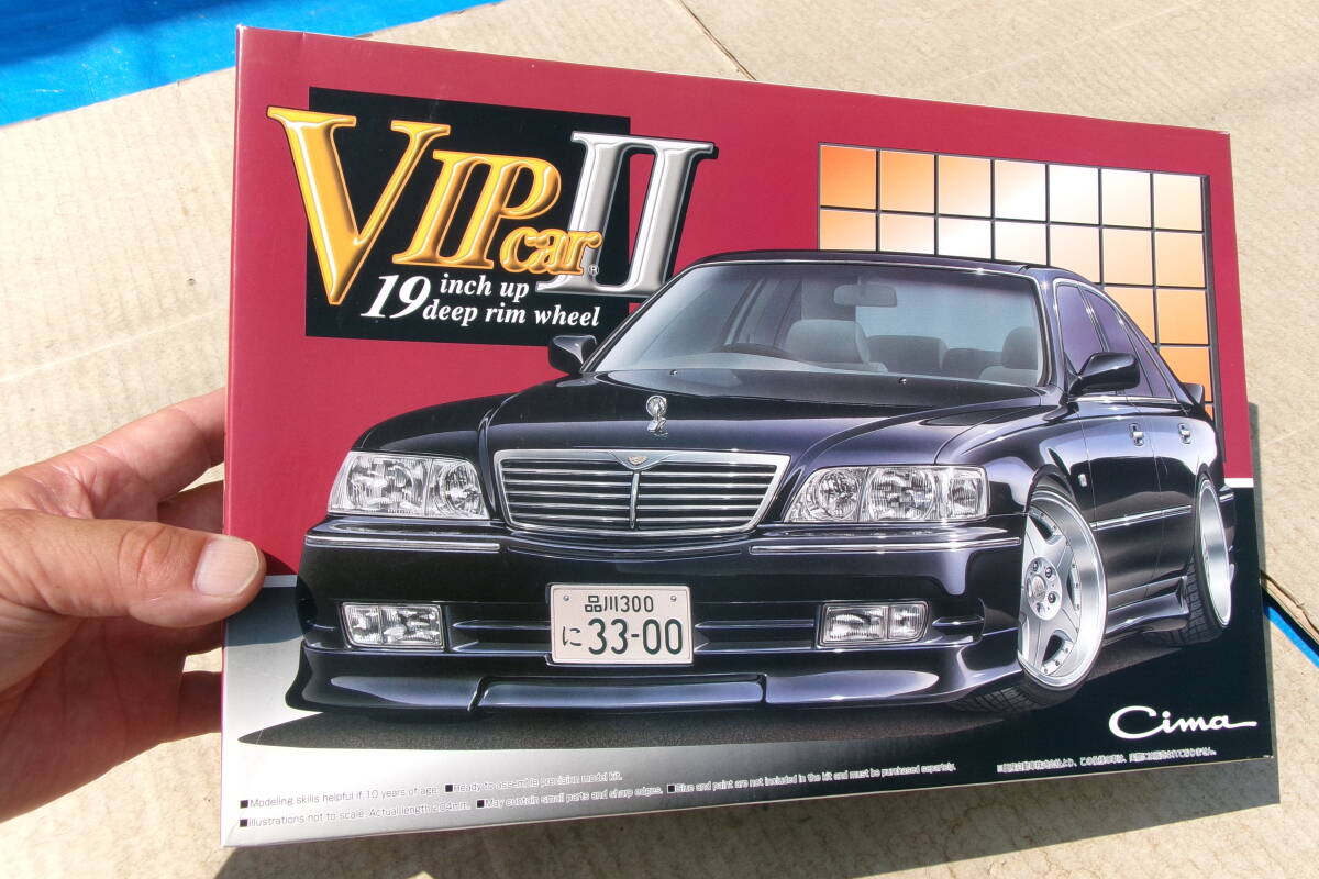 Yahoo!オークション - アオシマ1/24 VIPカーⅡ 19インチアップ ディープ...