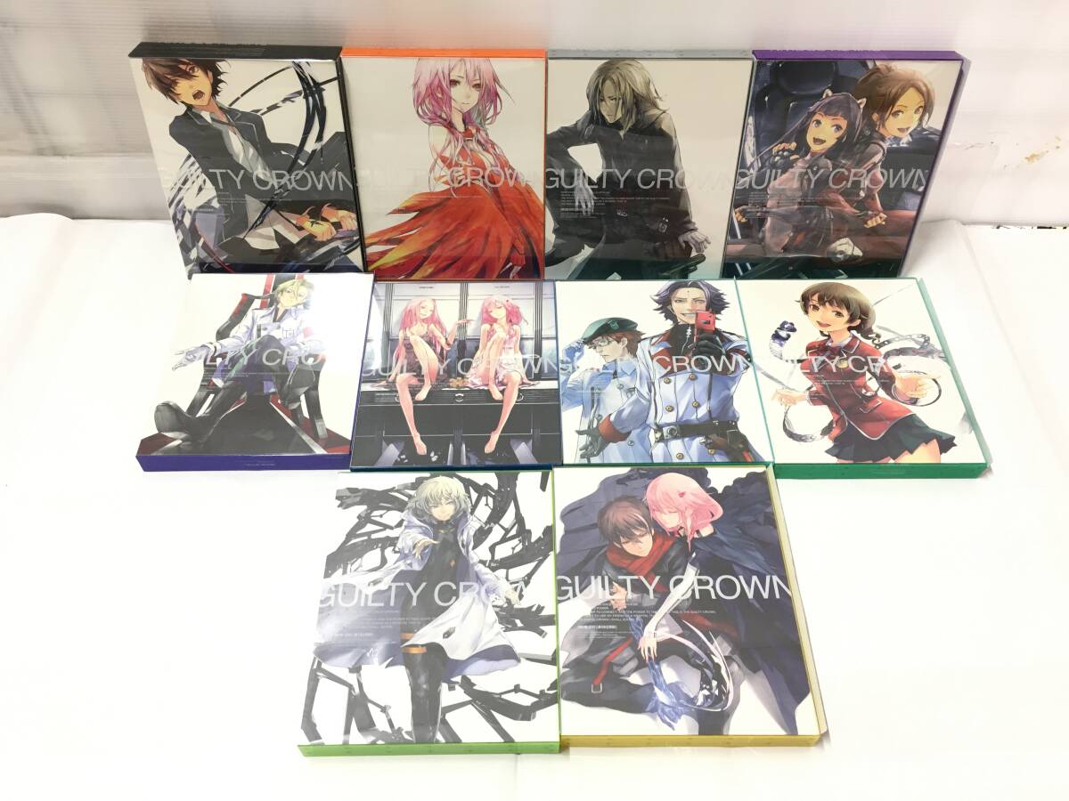 Yahoo!オークション - V214 アニメ BD ギルティクラウン 1巻～10巻 完...