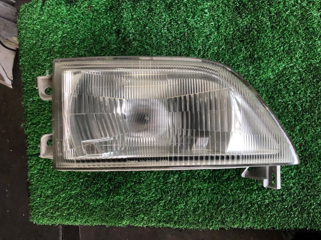 アクティ ACTY トラック他 HA3 HA4 HH3 HH4 右 ヘッド ライト ランプ 110-22239 クリア 薄い黄ばみ 取付ベース ...