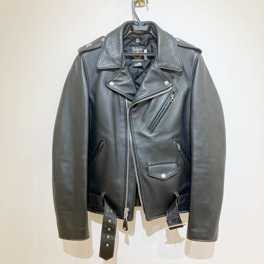 Yahoo!オークション - Schott ショット 7164 36 TALL 613UST ダブルラ...