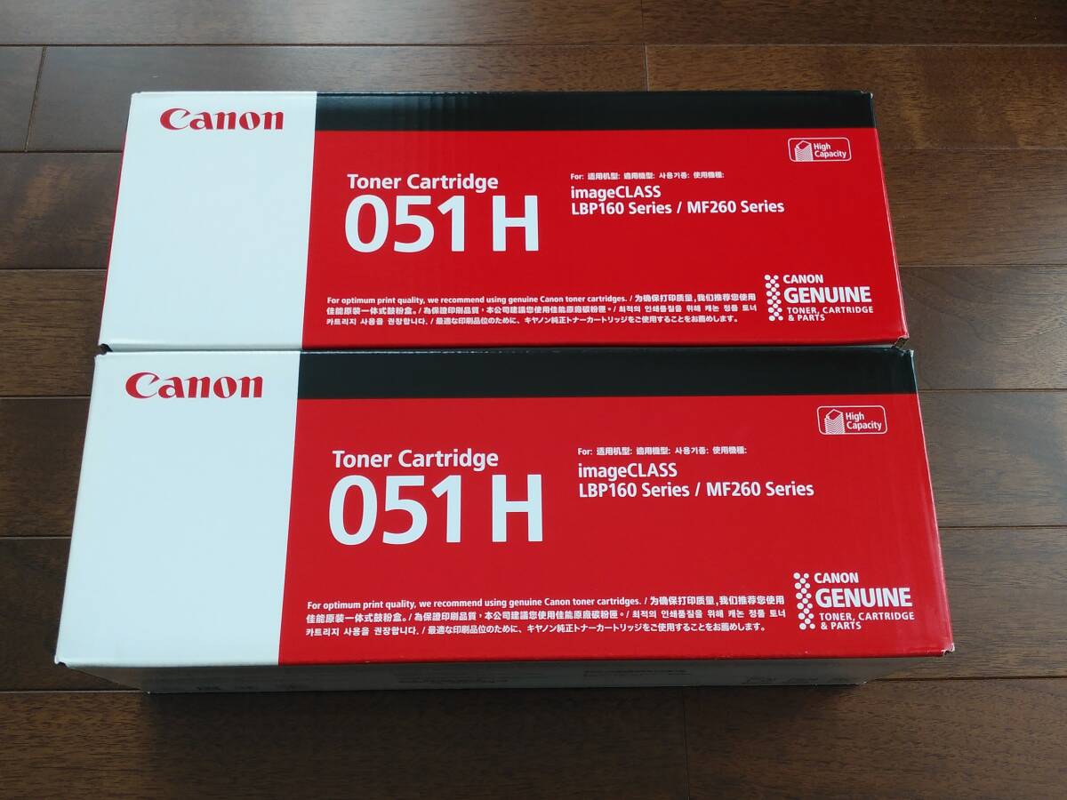 Yahoo!オークション - CANON 純正トナーカートリッジ CRG-051H 2本