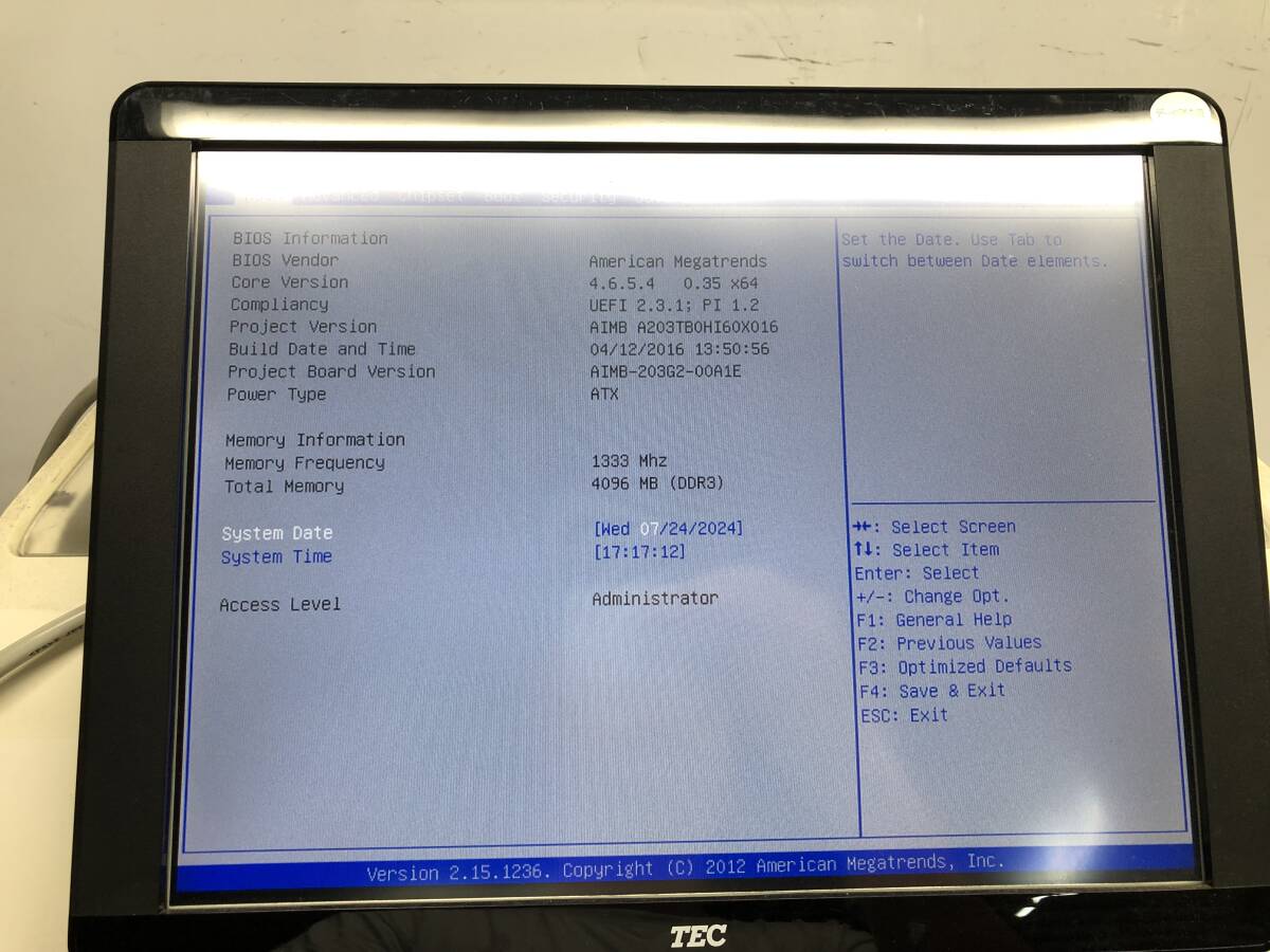 Yahoo!オークション - Q47 東芝TEC【 SJ-8500-S 】テック事務コン タ...