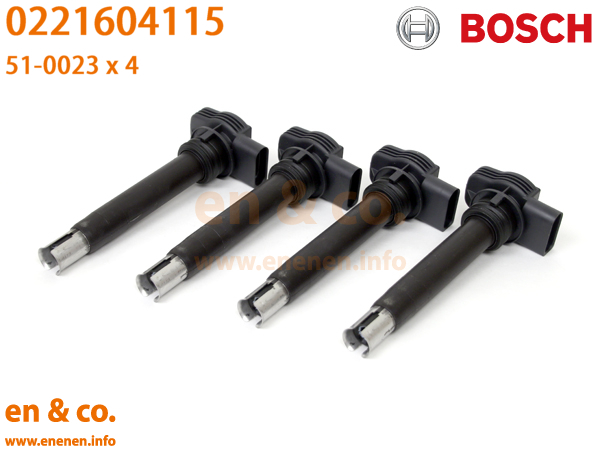 Yahoo!オークション - VW シロッコ 13CAW用 イグニッションコイル 4本...