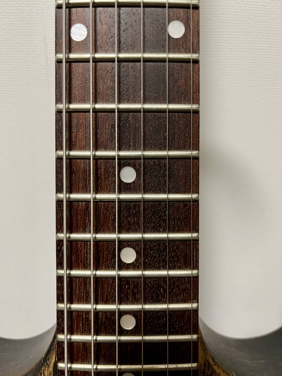 Yahoo!オークション - 珍しい Slick SL60 ダブルカッタウェイP90エレキ...