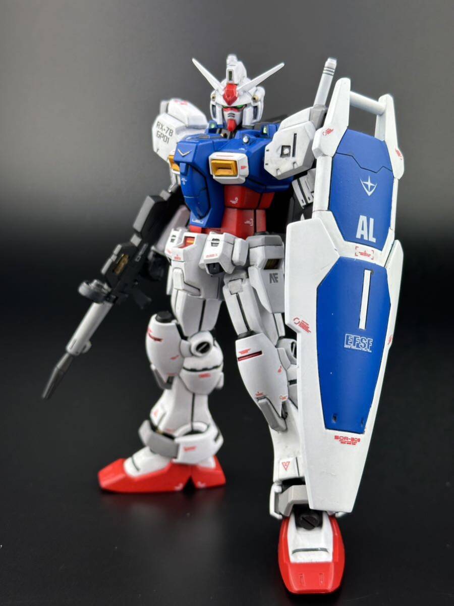 Yahoo!オークション - HG ガンダムGP01 ゼフィランサス 完成品 塗装済...