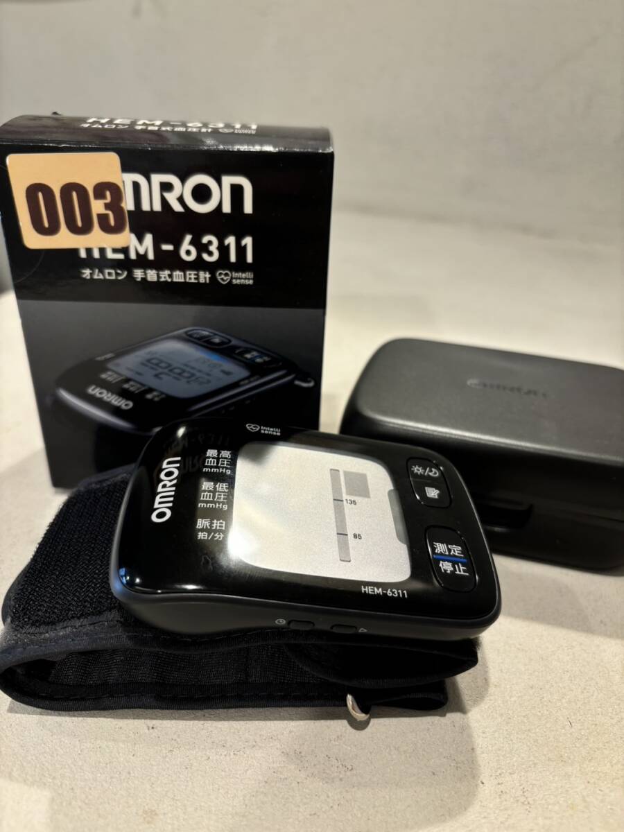 Yahoo!オークション - オムロン 手首式血圧計 HEM-6311 OMRON オムロ...
