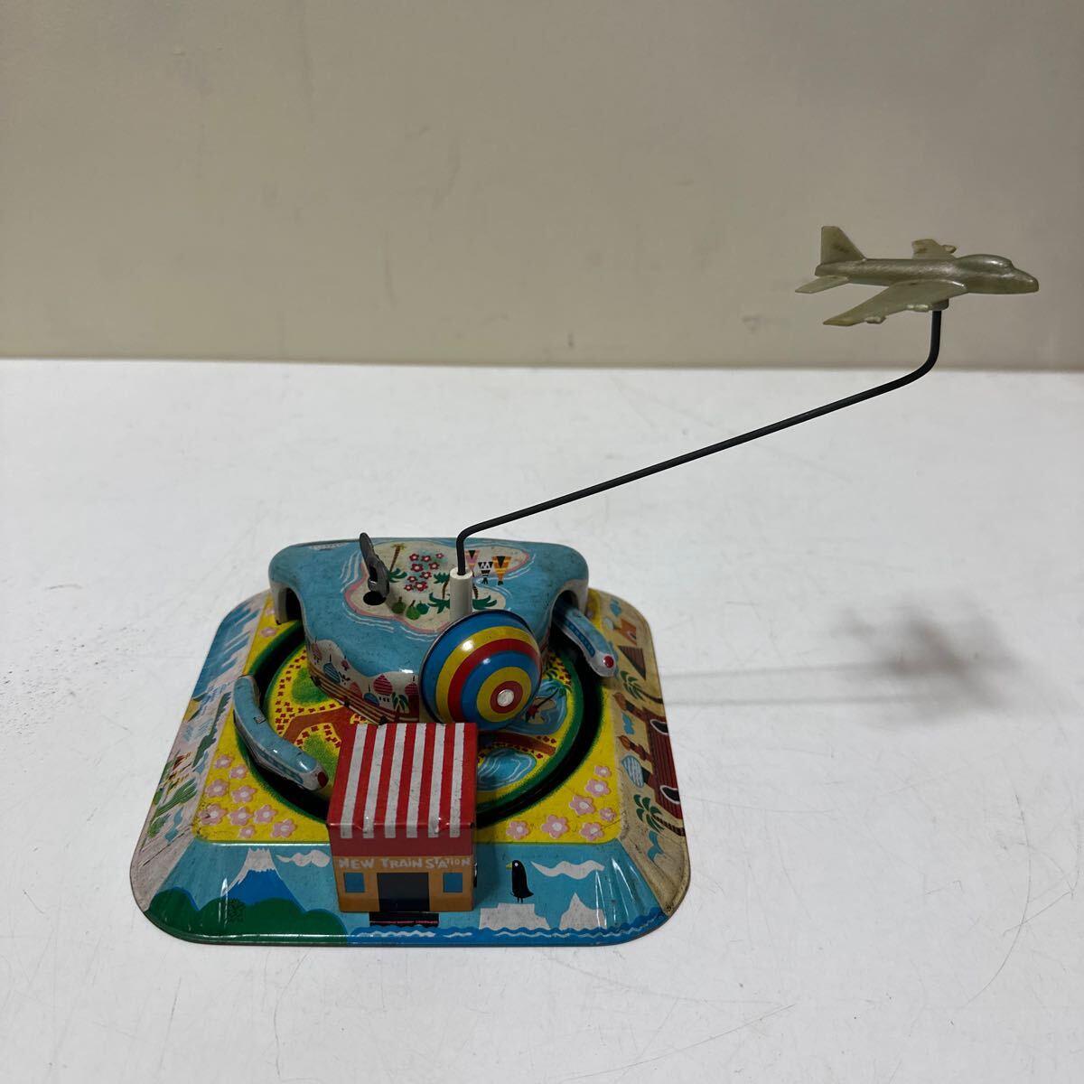 Yahoo!オークション - A428 ゼンマイ ジャンボジェット でんしゃまわり...