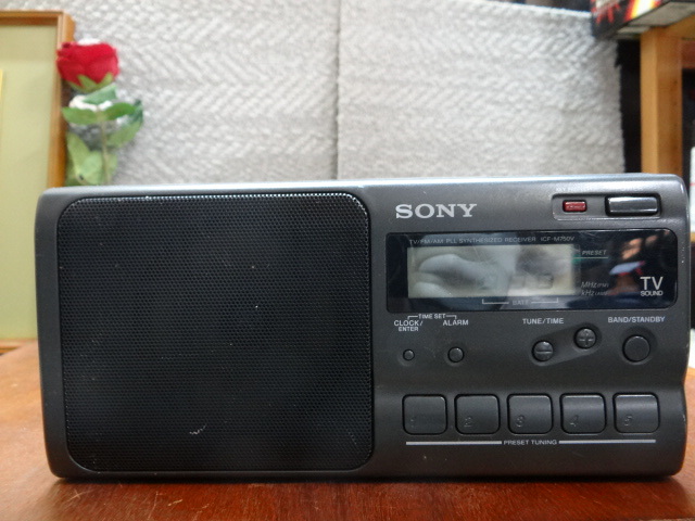 Yahoo!オークション - kh00067 SONY ソニー TV/FM/AM 3BANDS ICF-M750V...