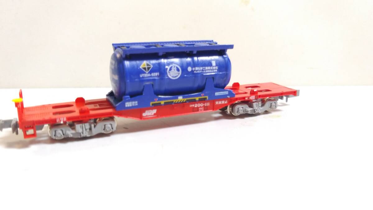 Yahoo!オークション - Nゲージ用 KATO コキ200-111+UT20Aタンクコンテ...