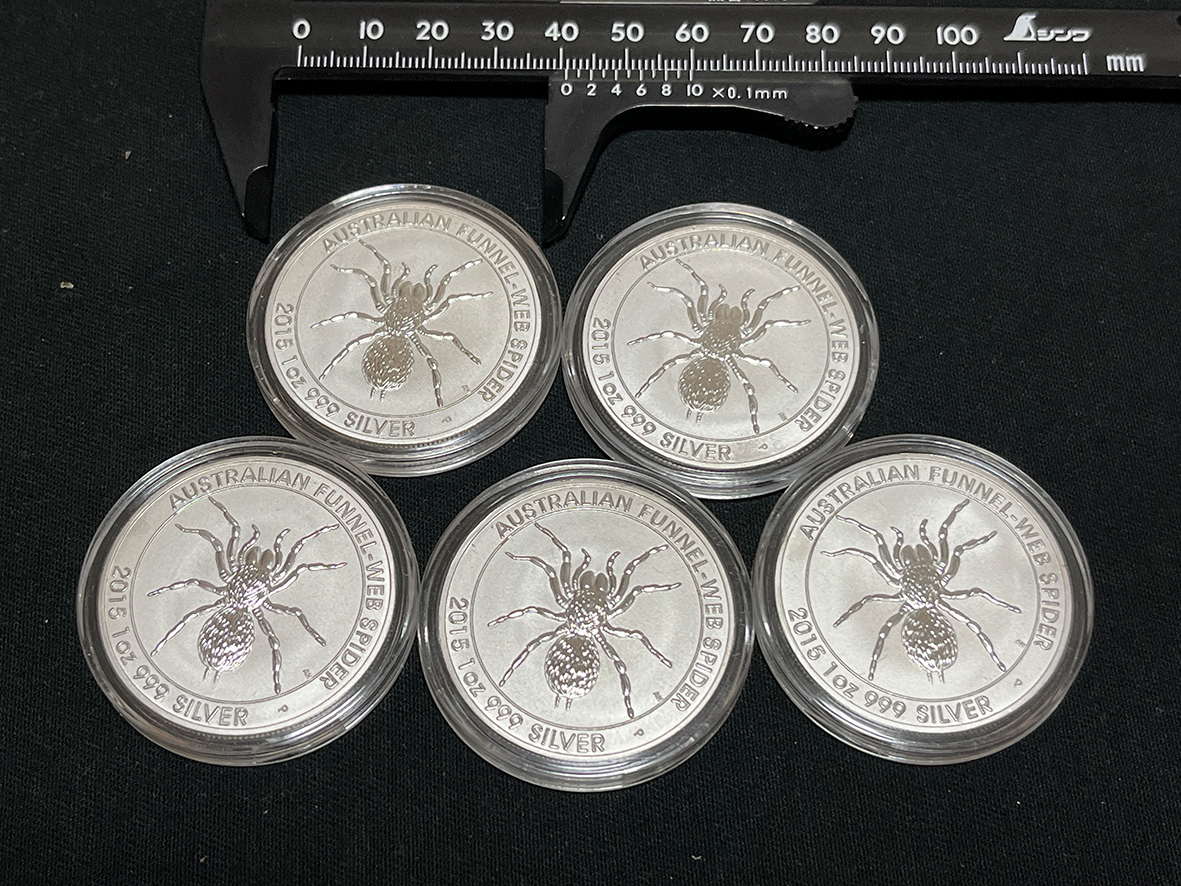 Yahoo!オークション - 【Y211】2015年オーストラリア記念銀貨 コイン ...