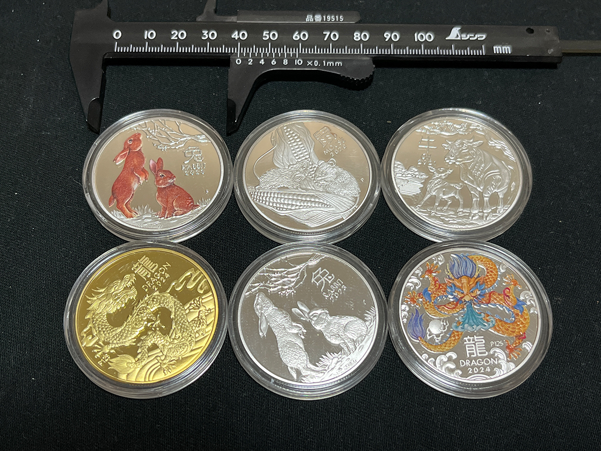 Yahoo!オークション - 【Y221】オーストラリア記念銀貨 金貨 コイン カ...