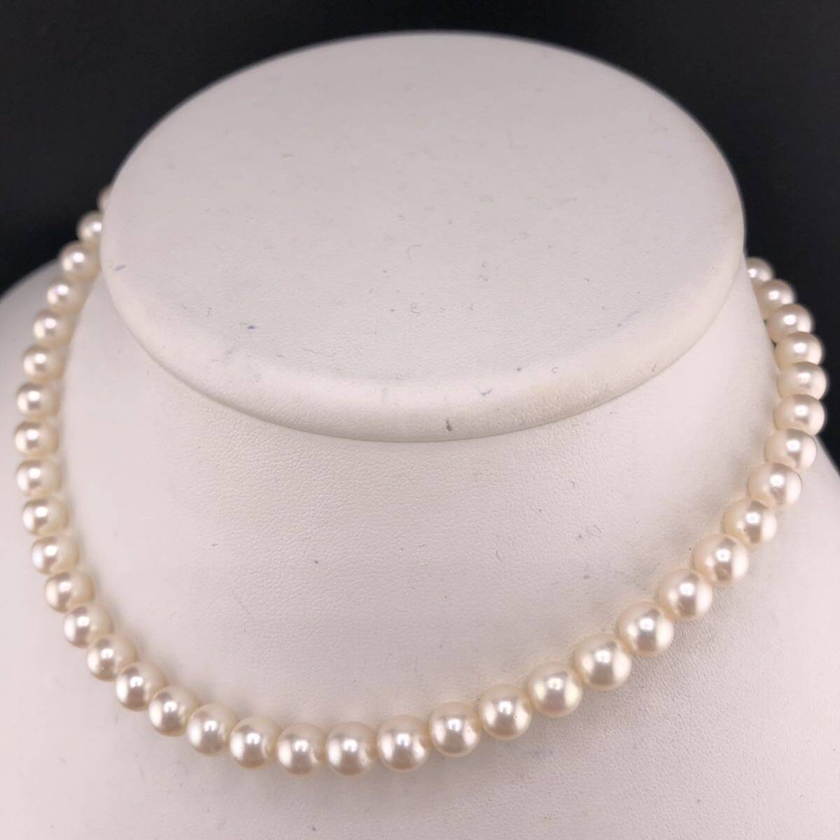 E9-1179 MIKIMOTO アコヤパールネックレス 6.5mm~7.0mm 35cm 24.3g ミキモト アコヤ真珠 Pearl necklace K14(アコヤ真珠)｜売買された ...