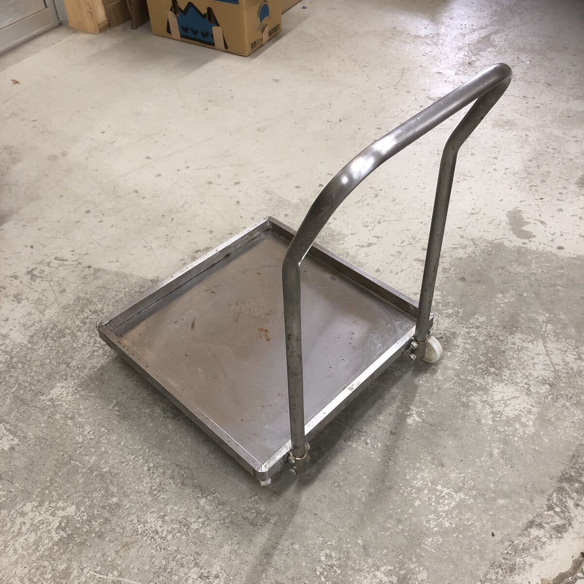 Yahoo!オークション - 1459 ステンレス台車 業務用ステンレス台車 平台...