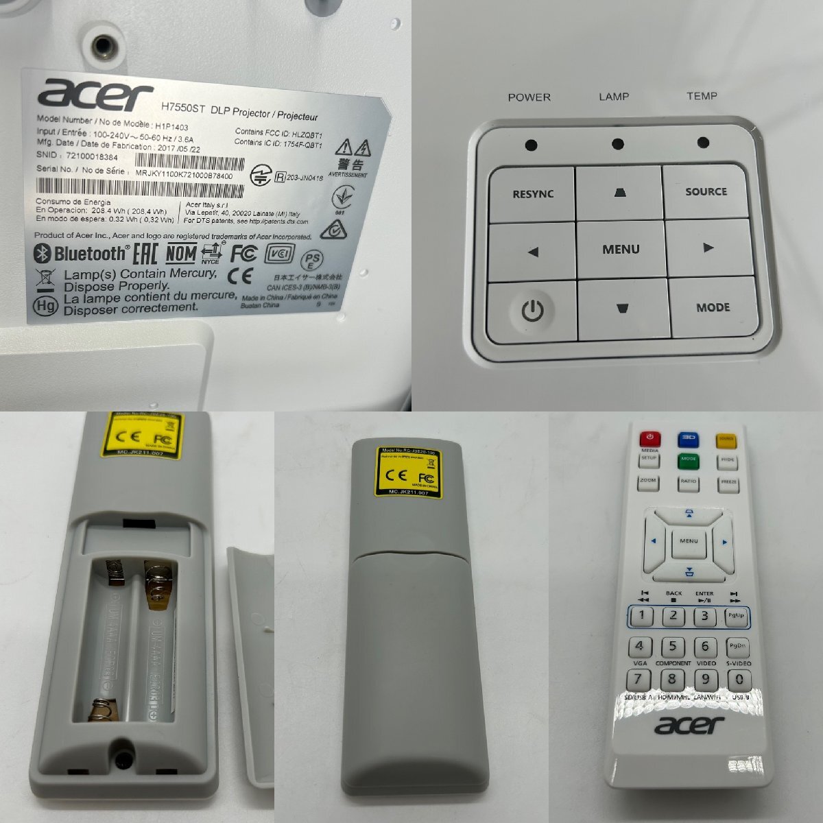 Yahoo!オークション - L815【ジャンク】acer フルハイビジョン対応ホ...