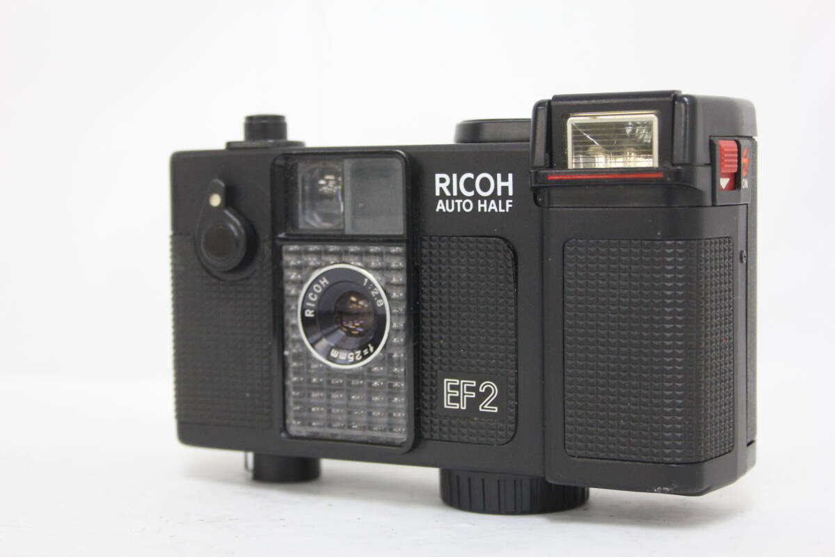 Yahoo!オークション - 【返品保証】 リコー Ricoh Auto Half EF2 ブラ...