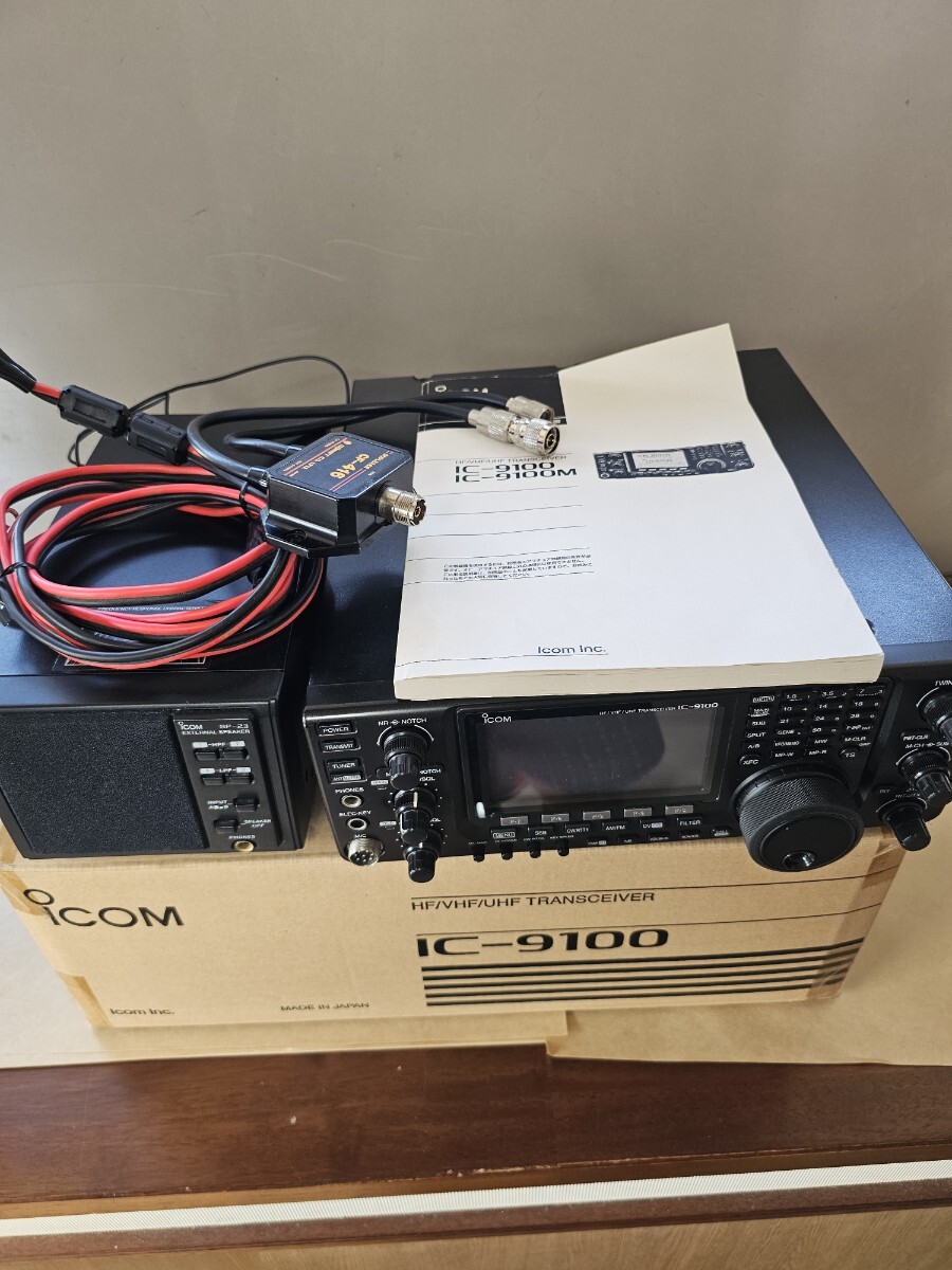 Yahoo!オークション - ICOM IC-9100 EME対応+ICOM SP-23 HF/50.144.430...