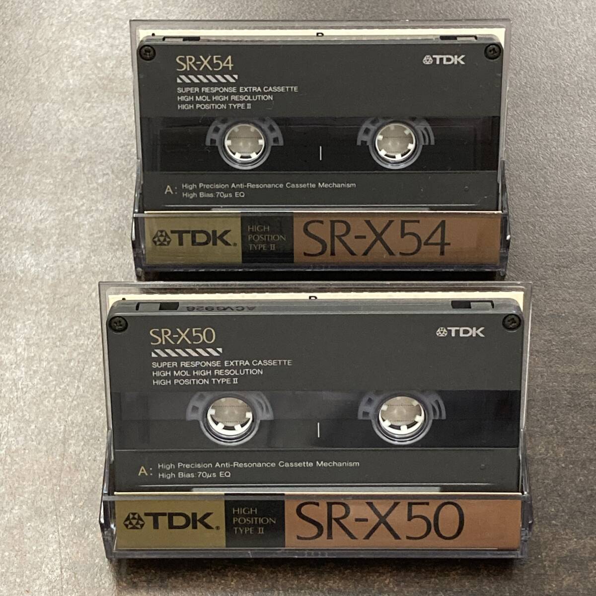 Yahoo!オークション - 0538T TDK SR-X 50 54分 ハイポジ 2本 カセット...