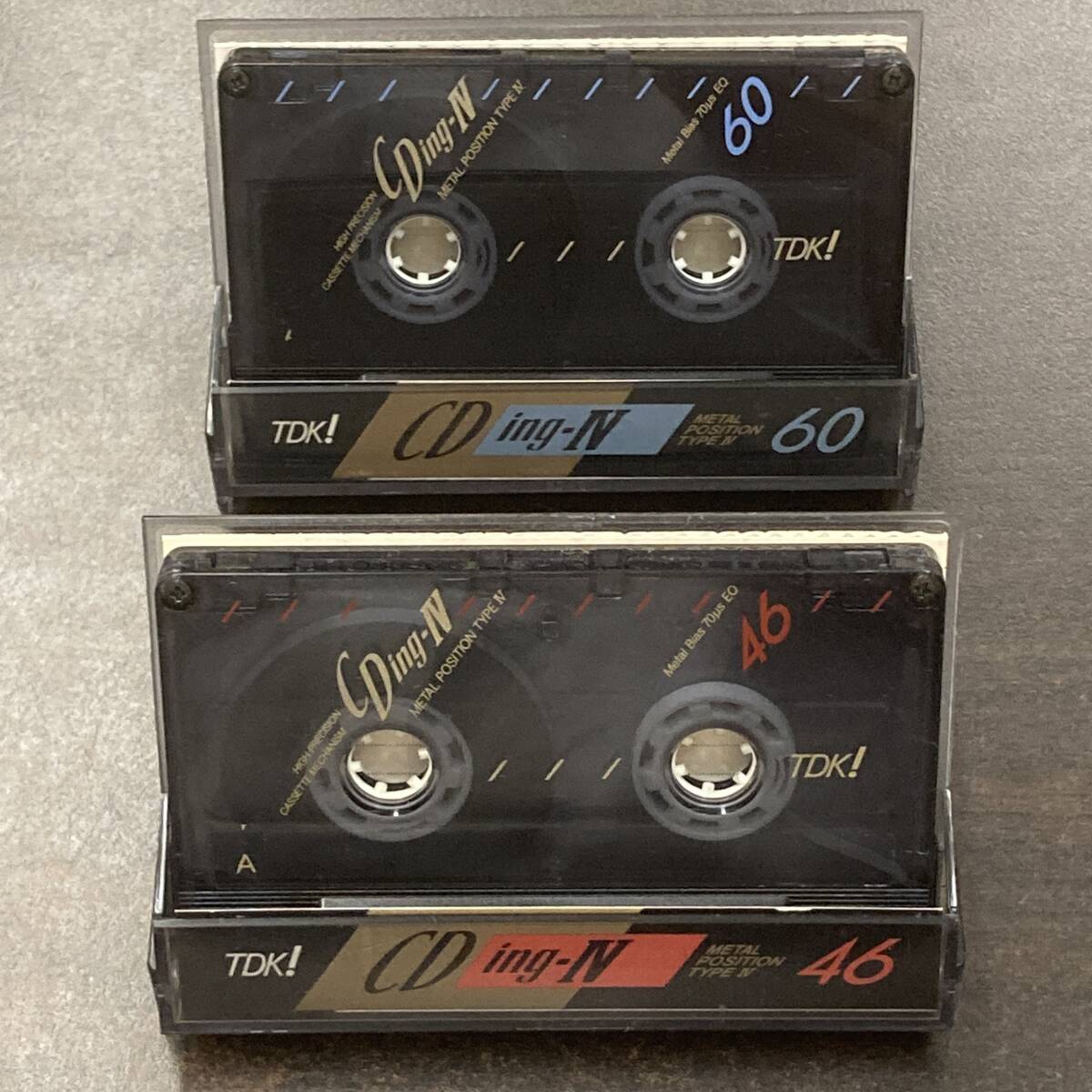 Yahoo!オークション - 0660T TDK CDingIV 46 60分 メタル 2本 カセット...