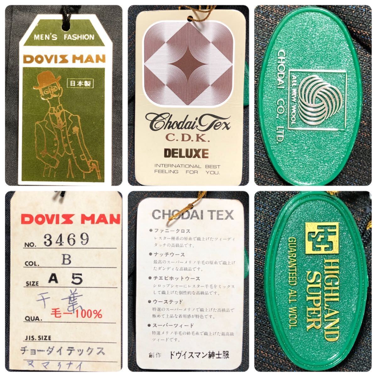 Yahoo!オークション - 新品未使用タグ付き DOVISMAN×CHODAI ドヴィス...