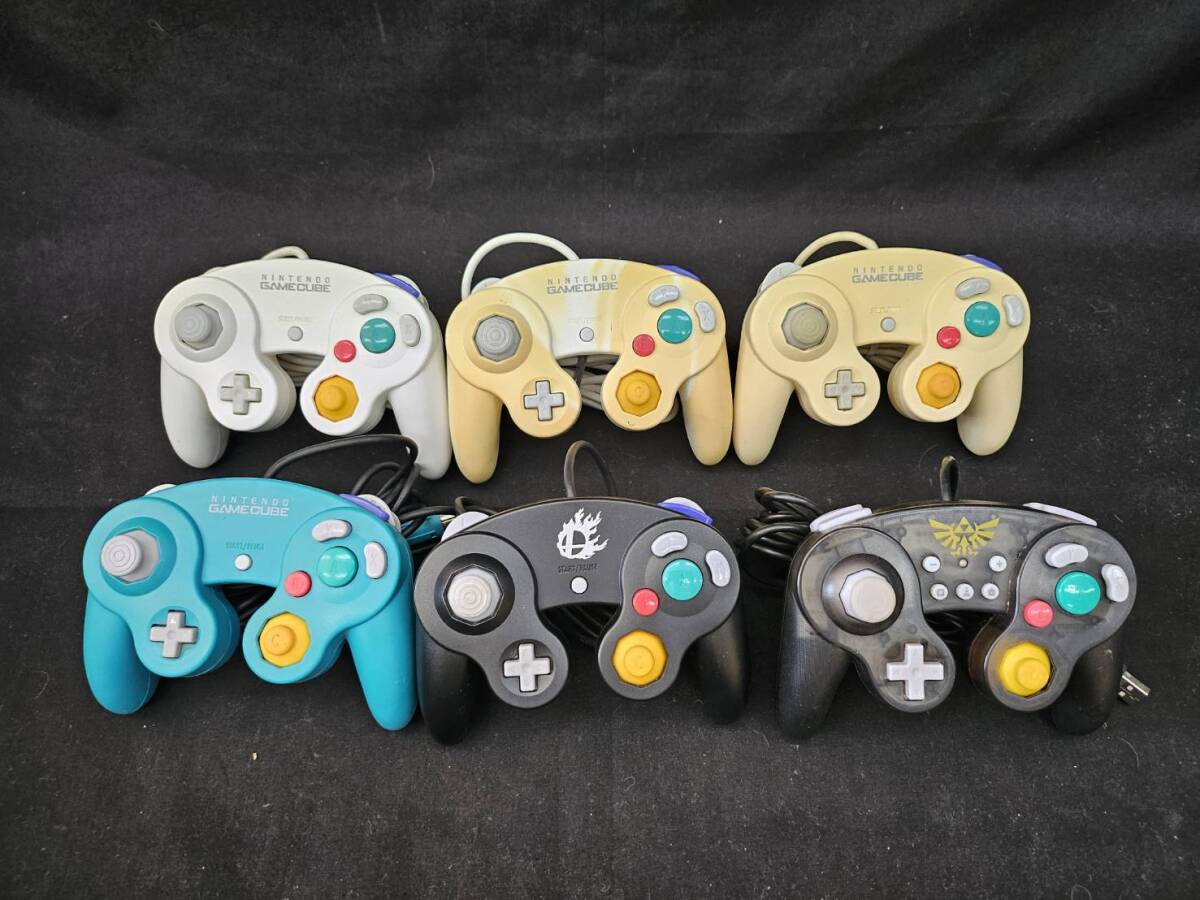 Yahoo!オークション - 任天堂 ゲームキューブ コントローラー 6個 Nint...