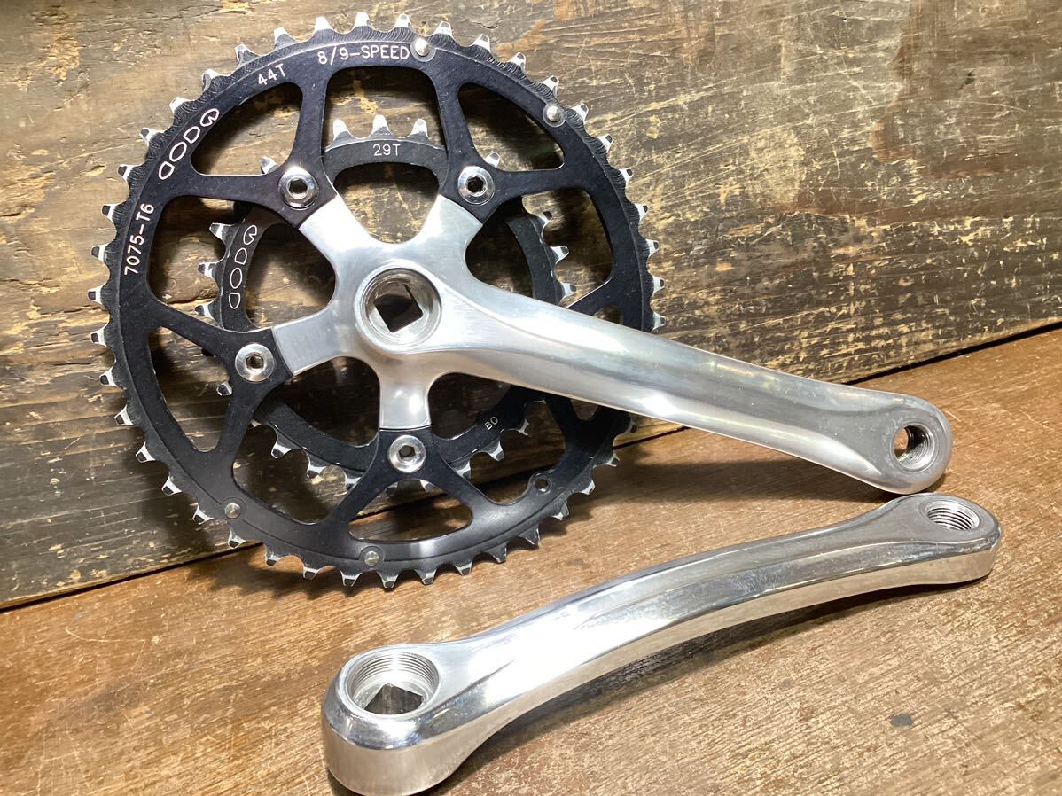 OLD MTB SUGINO × CODA スギノ トリプル用クランク 94-58 175mm コーダ チェーンリング 44-29T 品 検 Vintage Cannondale(セット ...