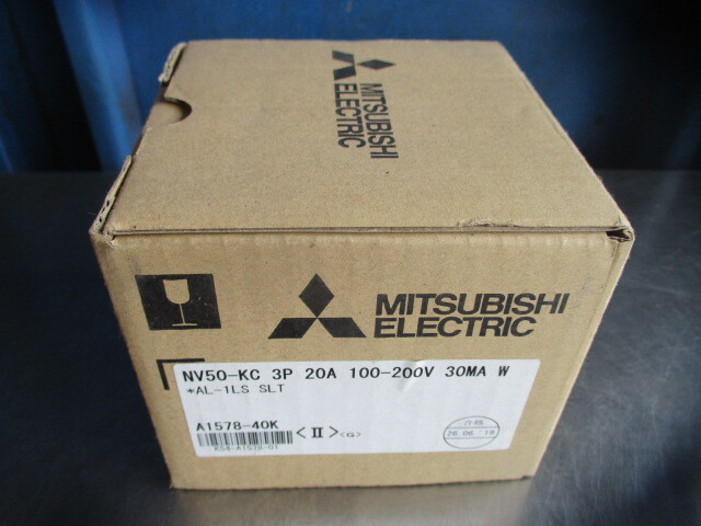 Yahoo!オークション - 三菱 漏電ブレーカー NV50-KC 3P 20A 50/60Hz 未...