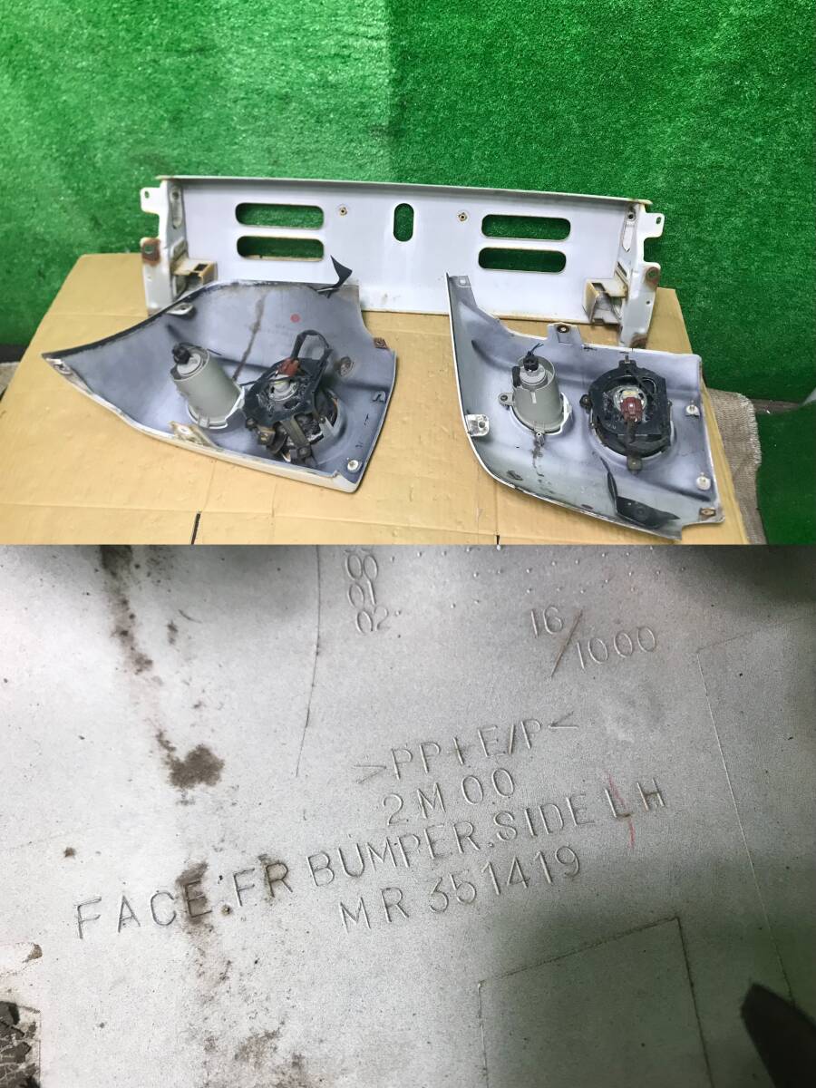 Yahoo!オークション - 管1168-1 H58A パジェロミニ フロントバンパー ...