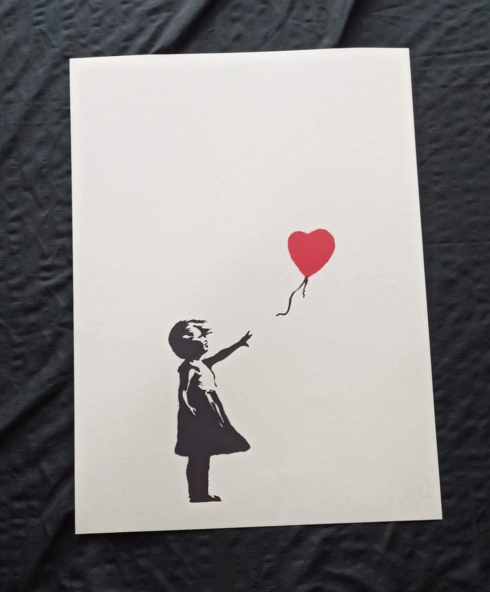 レア Banksy GIRL WITH RED BALLOON WCP バンクシー シルクスクリーン 風船 ポスター(シルクスクリーン)｜売買されたオークション情報、yahooの商品情報を ...