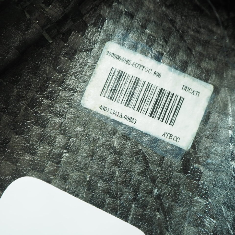 Yahoo!オークション - 割れ無 ドゥカティ 998R 純正 アンダーカウル カ...