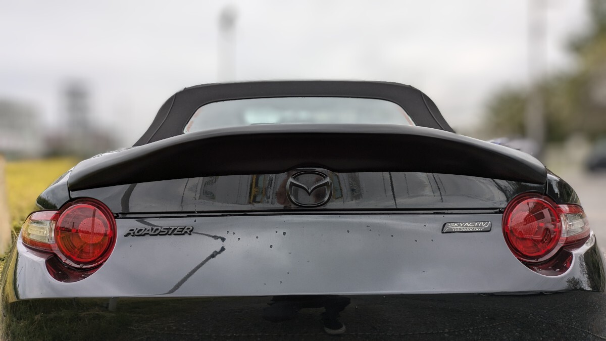 Yahoo!オークション - nd5rc ロードスター ダックテール マットブラッ...