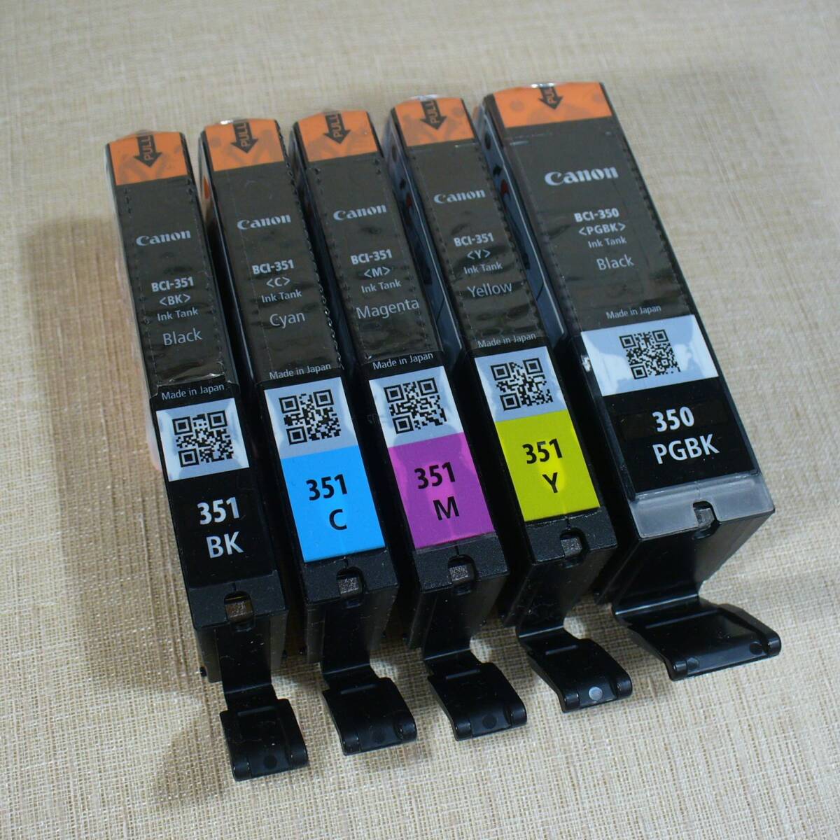 Yahoo!オークション - キャノン 純正インクカートリッジ BCI-351+350/5...