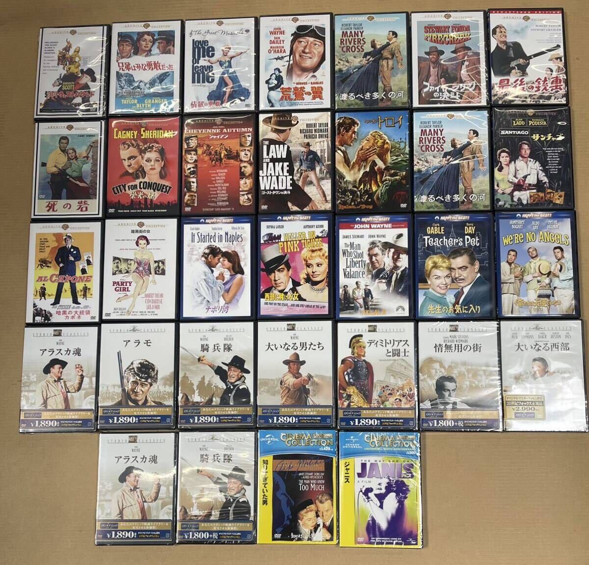 Yahoo!オークション - 【い-9-15】100 旧洋画 DVD 64枚 まとめ 名作 ア...