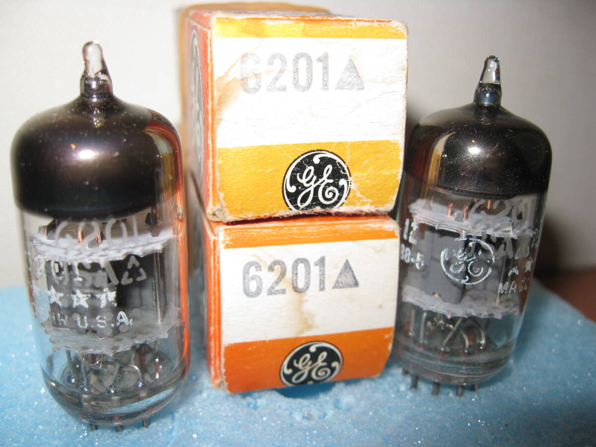 Yahoo!オークション - 真空管 GE 6201 /12AT7 / （5star）最上級グレ...