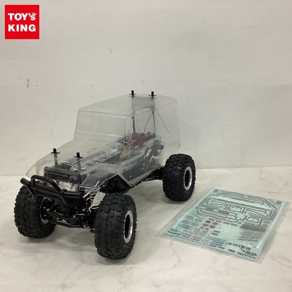 Yahoo!オークション - 1円〜 ジャンク タミヤ 1/10 電動RC CR-01シャー...