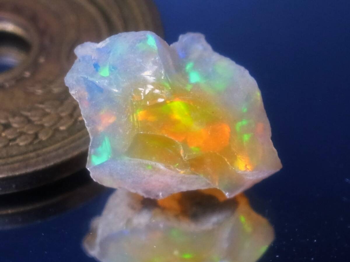 Yahoo!オークション - 2.81ct 新品・天然オパール母岩付き原石 エチオ...