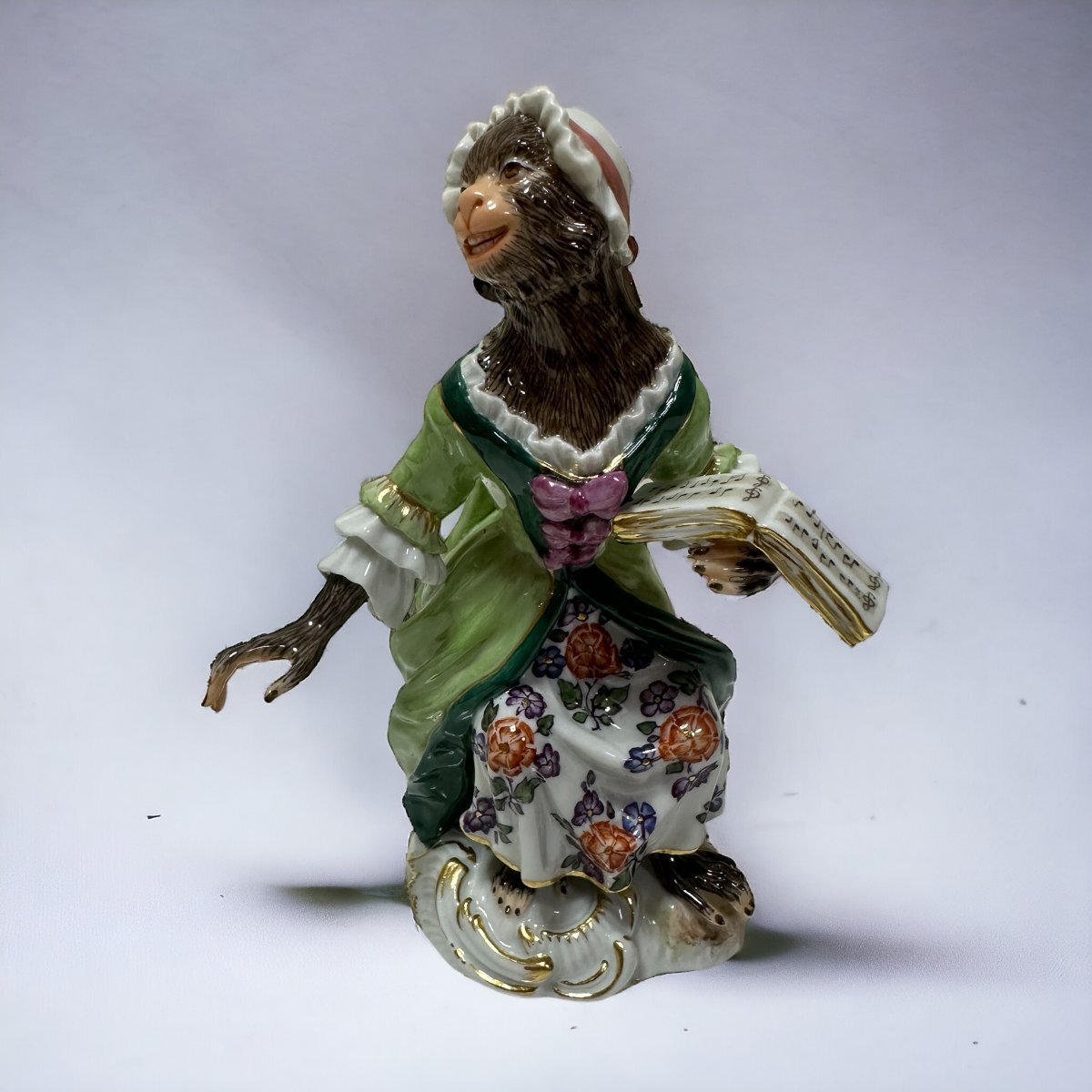 Yahoo!オークション - B142 B144 マイセン 猿の楽隊 モンキーバンド 60...