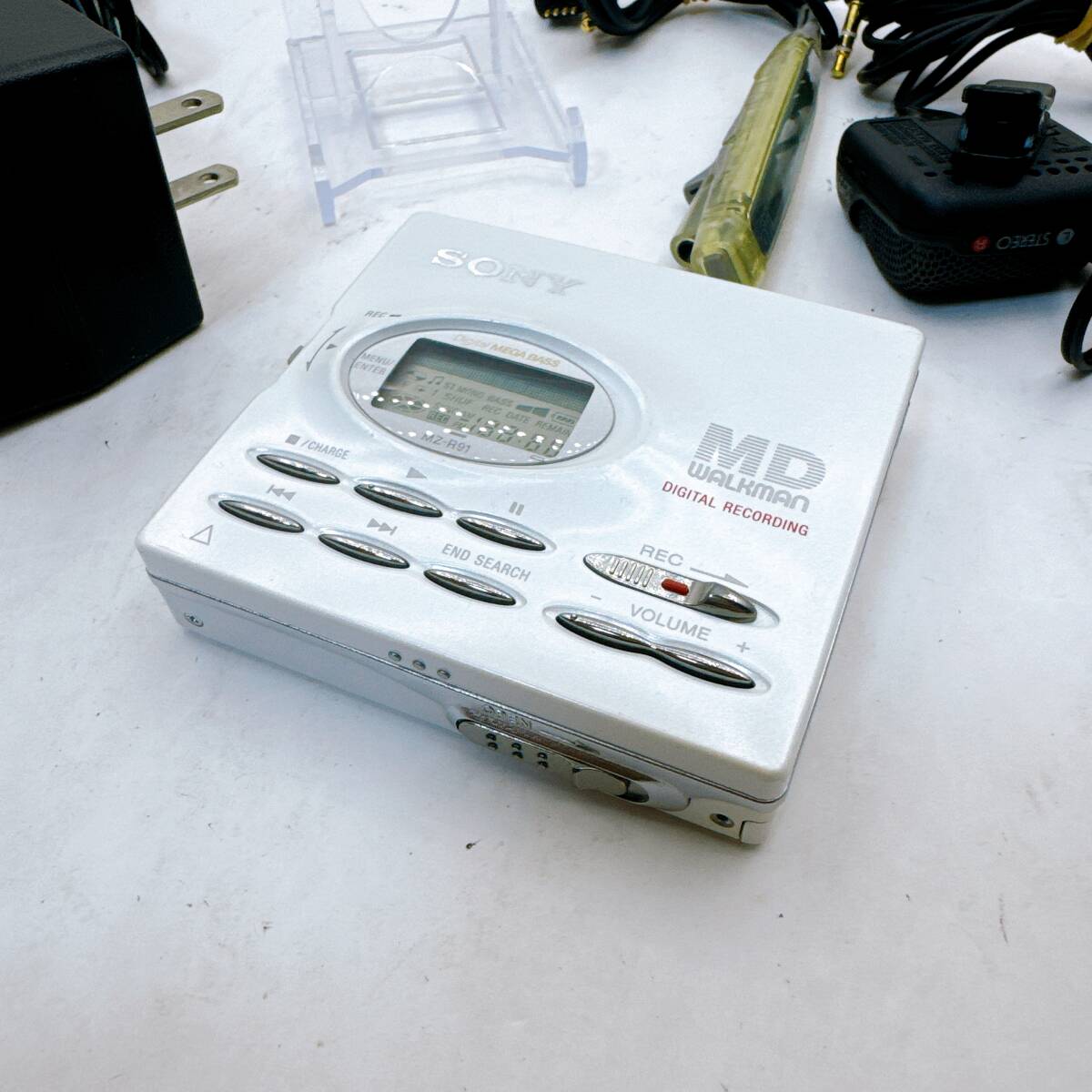 Yahoo!オークション - SONY MDウォークマン MZ-R91 デジタル録音ミニデ...