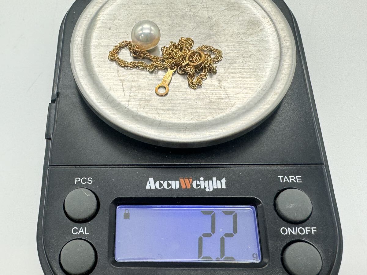 Yahoo!オークション - MIKIMOTO ミキモト パール 7.0-7.5mm 本真珠 k18...