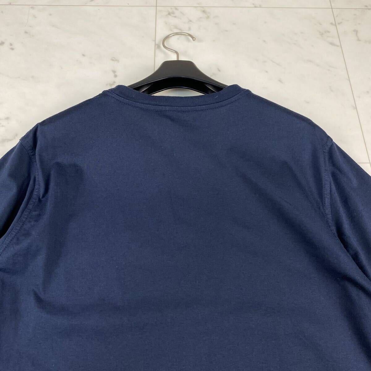 Yahoo!オークション - 22SS L相当 HERMES エルメス Tシャツ レザーパッ...