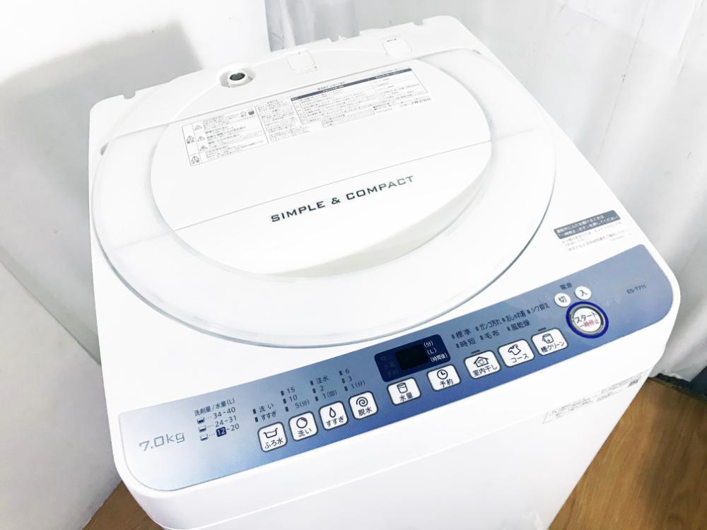 Yahoo!オークション - 送料無料 2019年製 極上超美品 中古 SHARP 7㎏