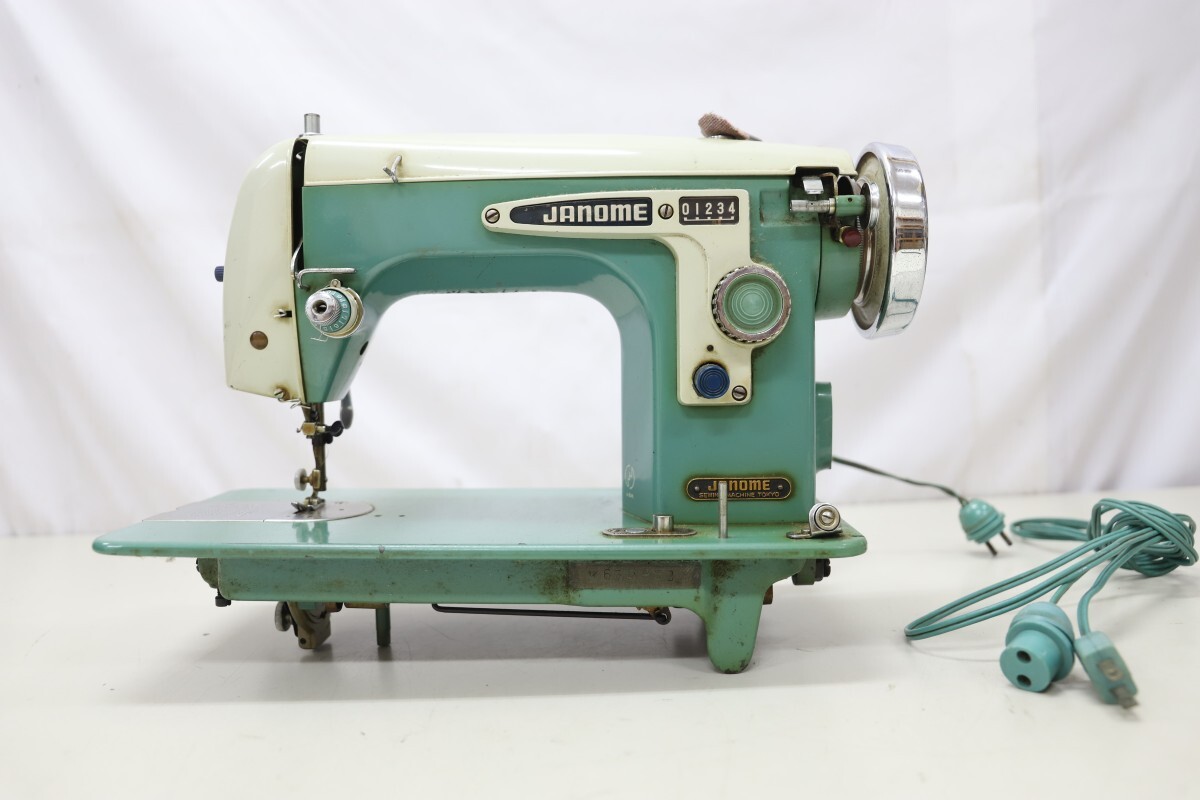 Yahoo!オークション - JANOME ジャノメ J-C3 アンティークミシン 本体...