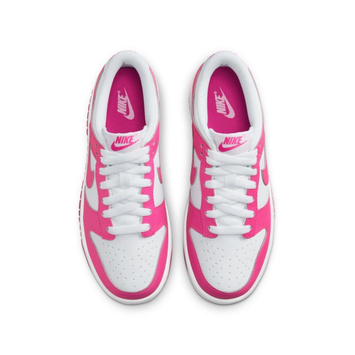 新品24 5cm】NIKE DUNK LOW (GS) ダンク ロー ホワイト/ピンク 新品24 5cm】NIKE DUNK LOW (GS) ダンク ロー ホワイト/ピンク
