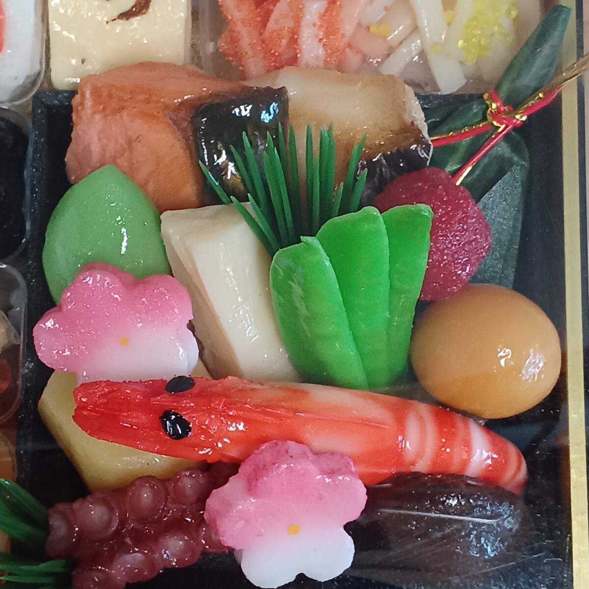 Yahoo!オークション - S43 食品サンプル おせち カバー付き お節料理 ...