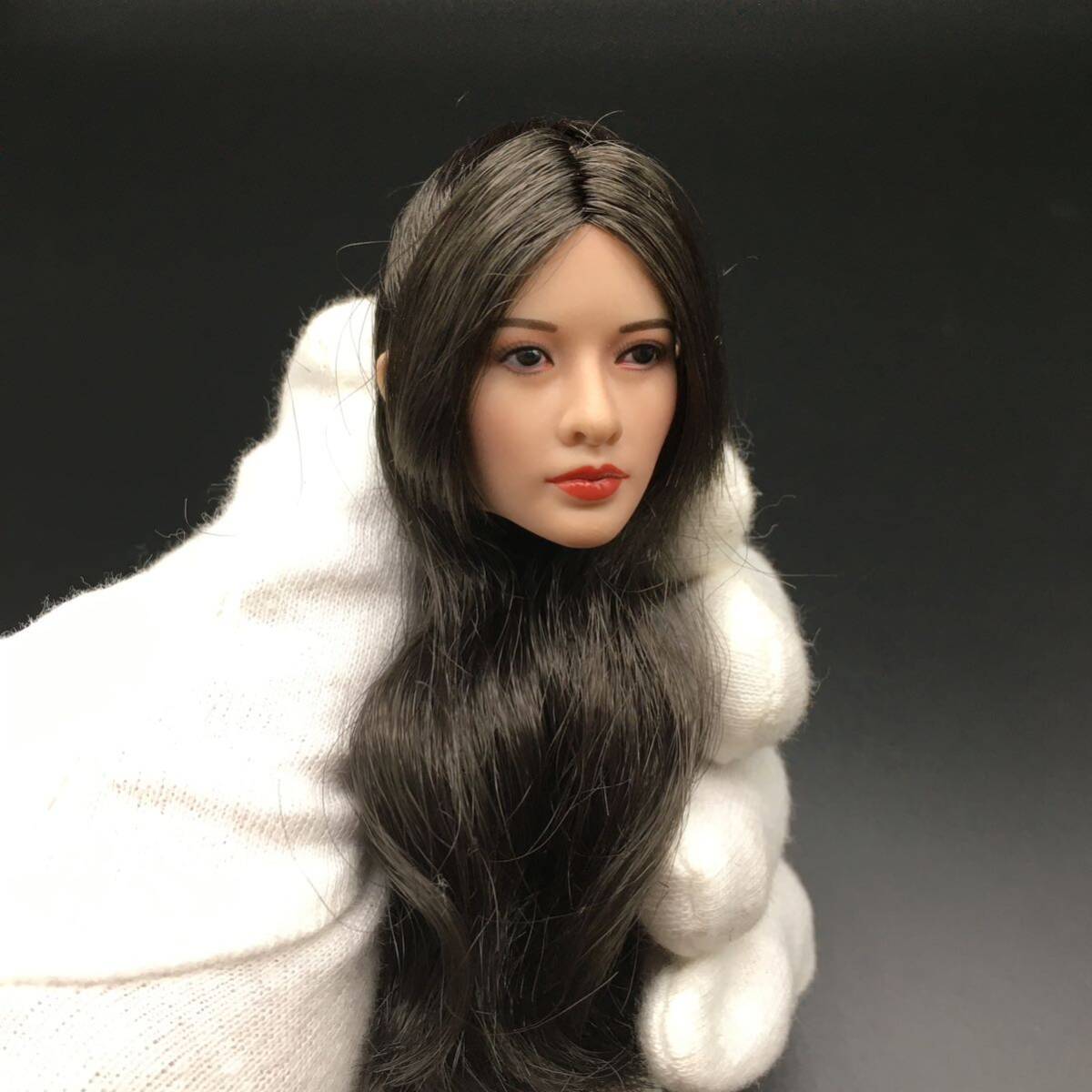 Yahoo!オークション - B86 1/6 フィギュア ヘッド 女性ヘッド 植毛タイ...