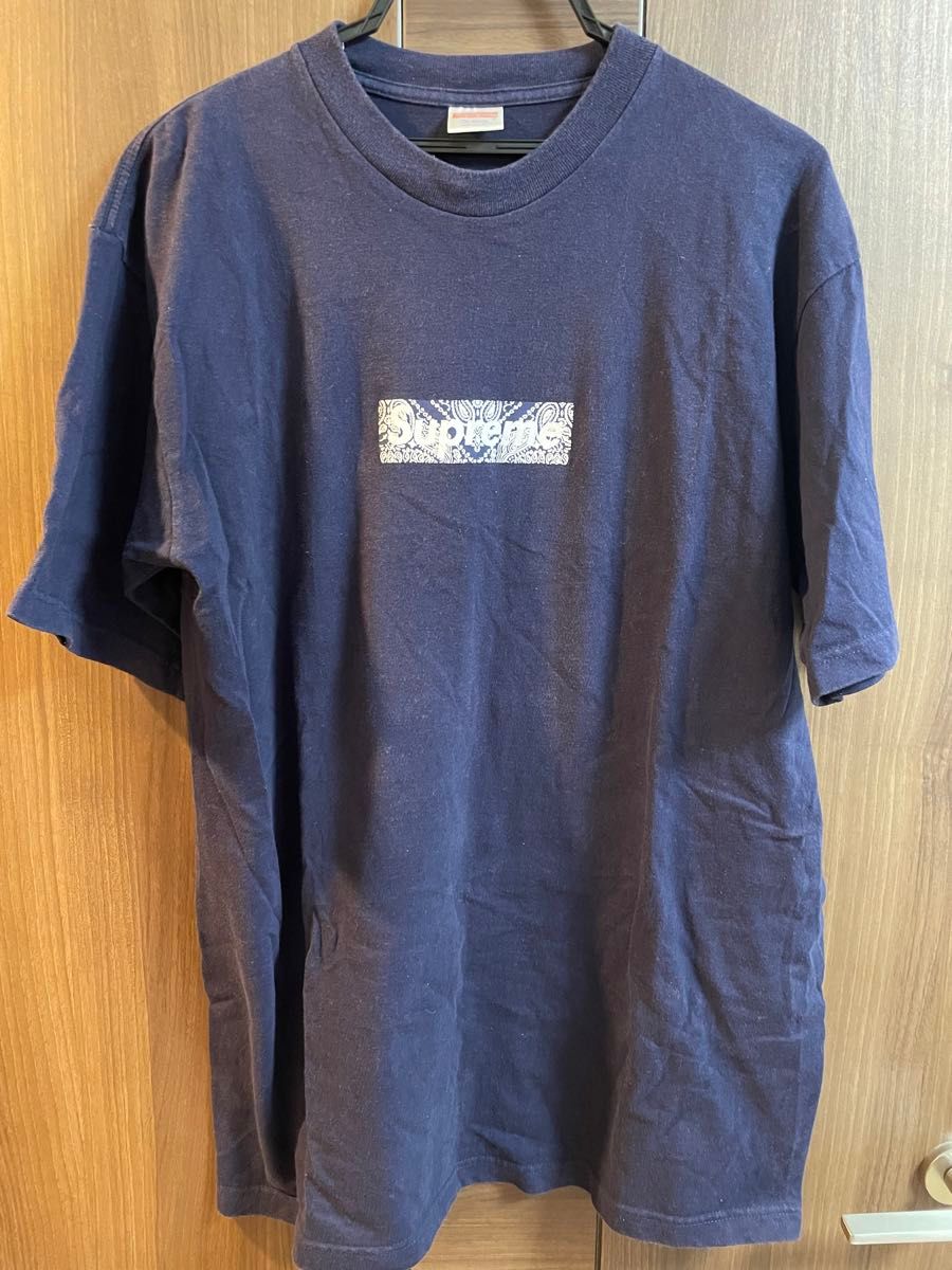 Supreme box logo 2001 ペイズリー半袖TシャツL|Yahoo!フリマ Supreme box logo 2001 ペイズリー半袖TシャツL|Yahoo!フリマ