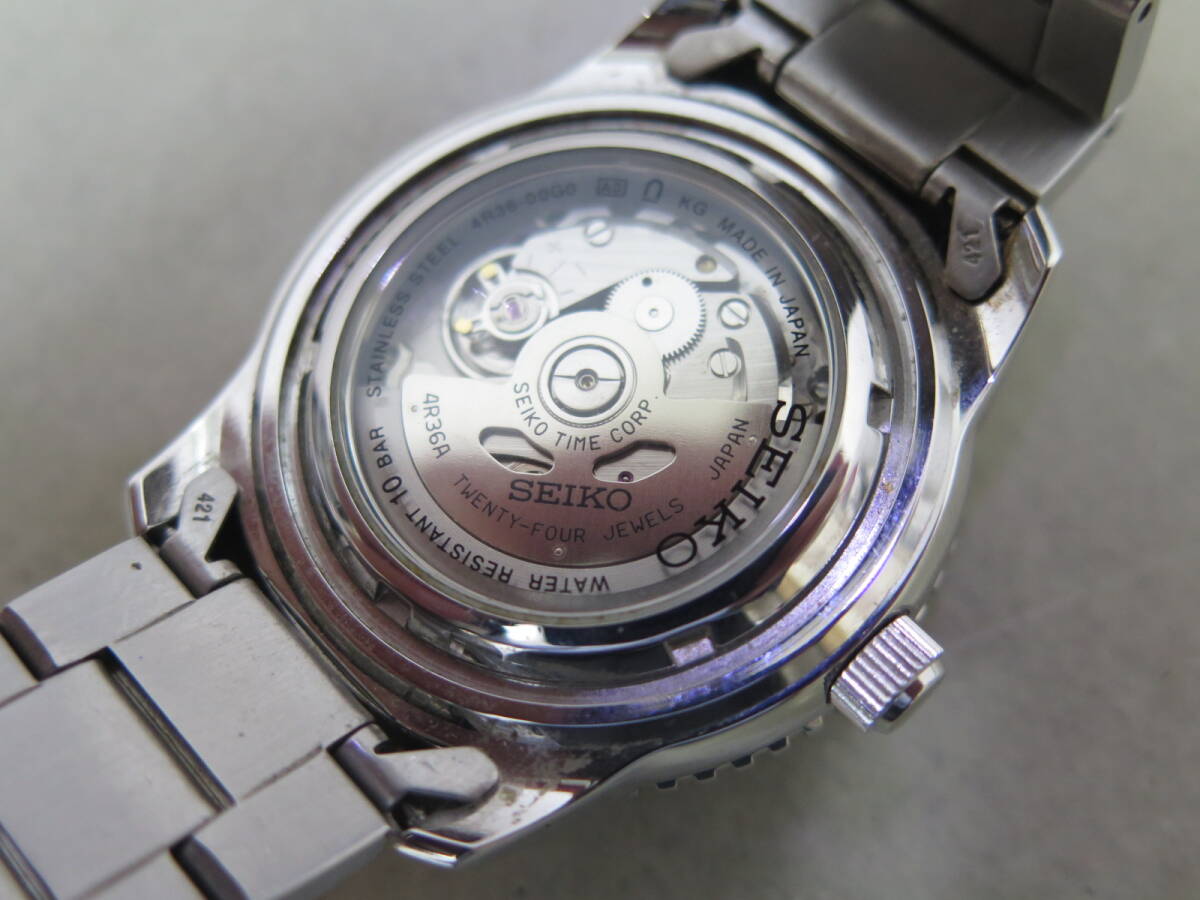 Yahoo!オークション - SEIKO セイコー5 SPORTS 自動巻 4R36-00G0