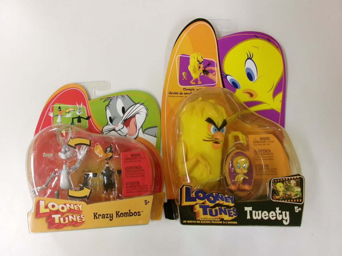 #s48 梱80 マテル ルーニー テューンズ クレイジーコンボ バッグスバニー ダフィー ダック トゥイーティー フィギュア 2点(その他)｜売買されたオークション情報、yahooの商品情報 ...