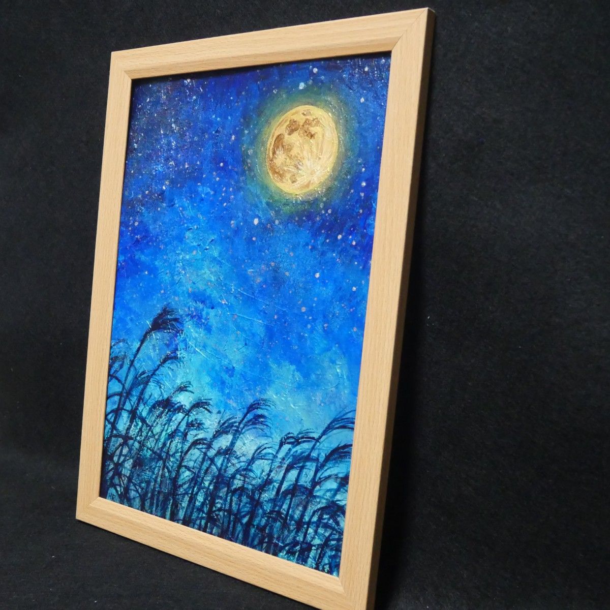 油絵 油彩 油彩画 絵 絵画【青のお月見】|Yahoo!フリマ(旧 油絵 油彩 油彩画 絵 絵画【青のお月見】|Yahoo!フリマ(旧